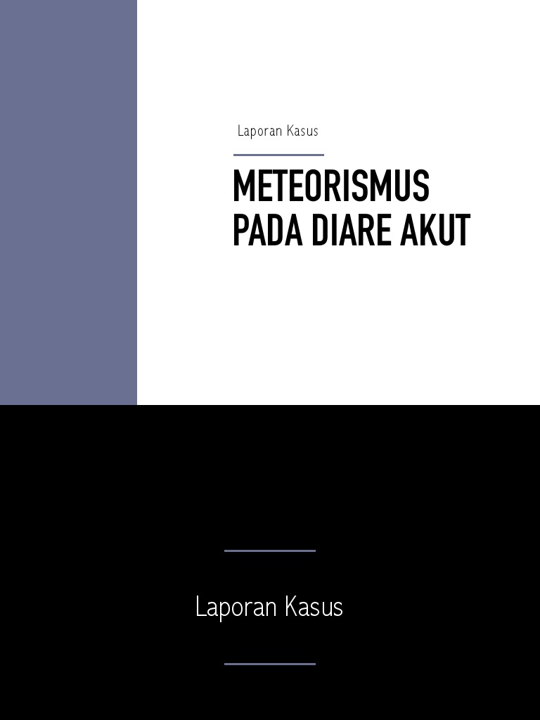 Meteorismus pada Anak Usia 5 Tahun | PDF