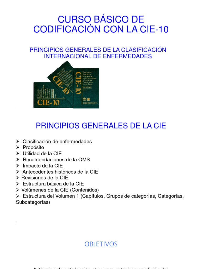 Clase 1 - Generalidades de La Cie - 10 | PDF | Clasificación estadística internacional de ...