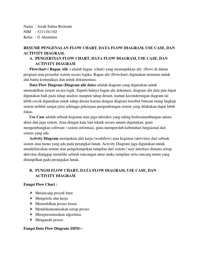 Resume Flow Chart, Data Flow Diagram, Use Case, Dan Activity Diagram | PDF