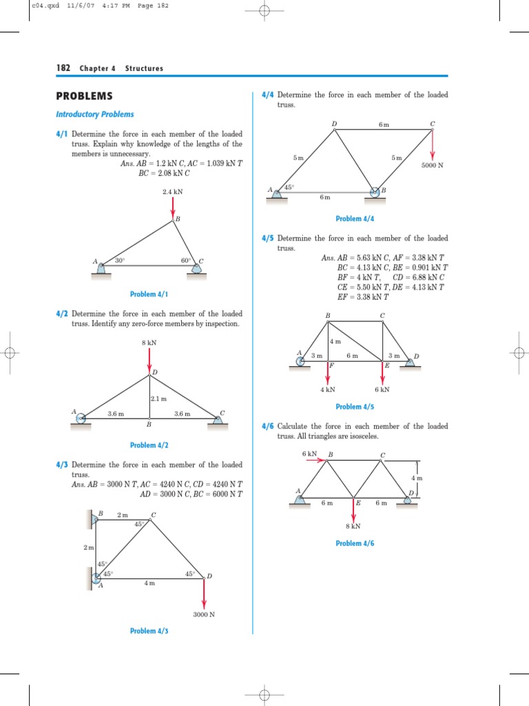 E Structur As | PDF | Truss | Triangle