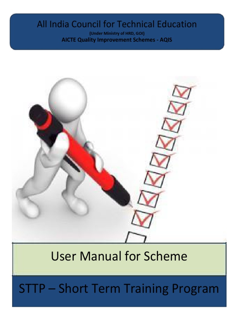 User Manual For Scheme STTP - Short Term Training Program: All India ...