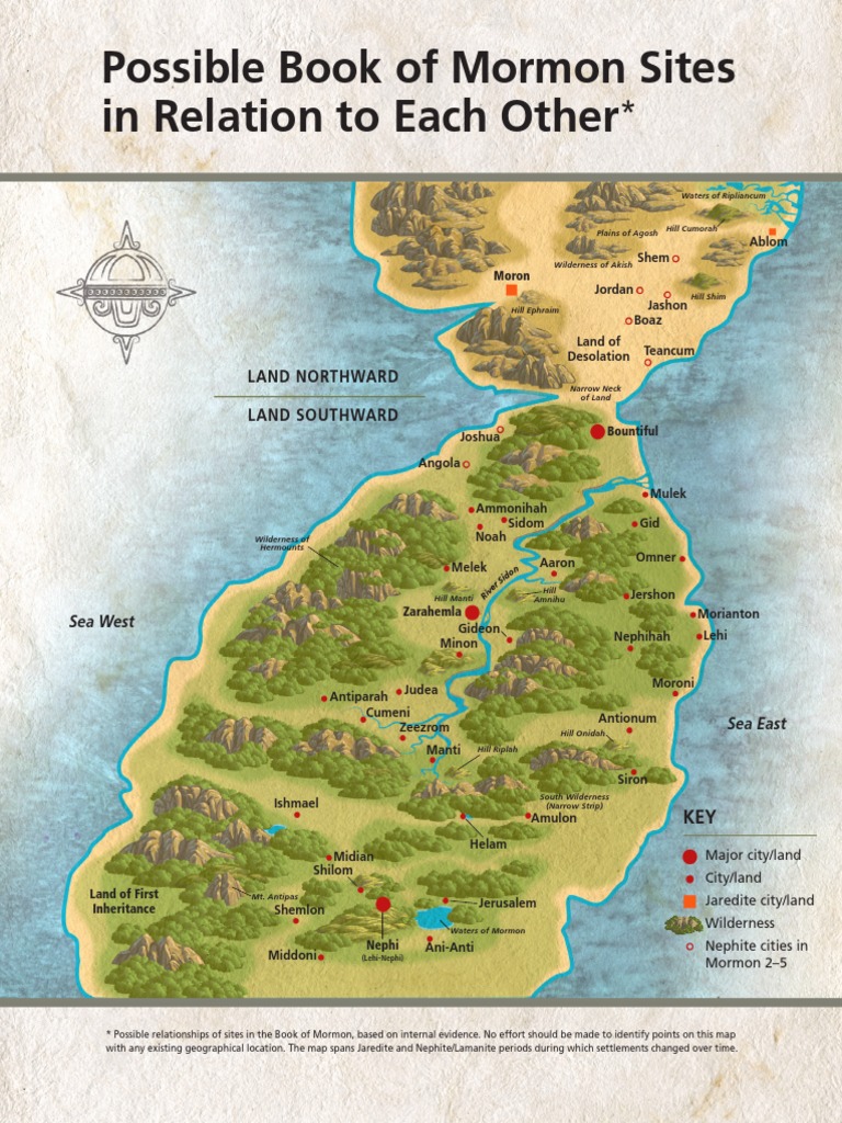 Book Mormon Land Map 1941052 | PDF | Latter Day Saint Movement ...