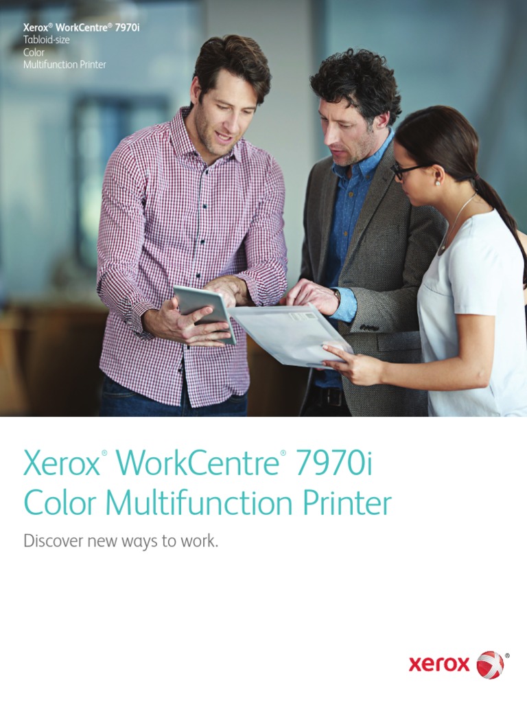 Xerox Workcentre 7970I Color Multifunction Printer: Discover New Ways ...