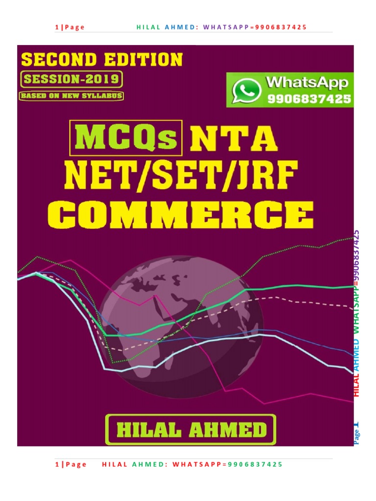 MCQ Commerce Book | Download Free PDF | Sterilization (Economics ...