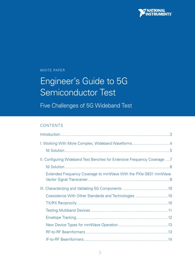 5G Semiconductor Test WP en | PDF | Orthogonal Frequency Division ...