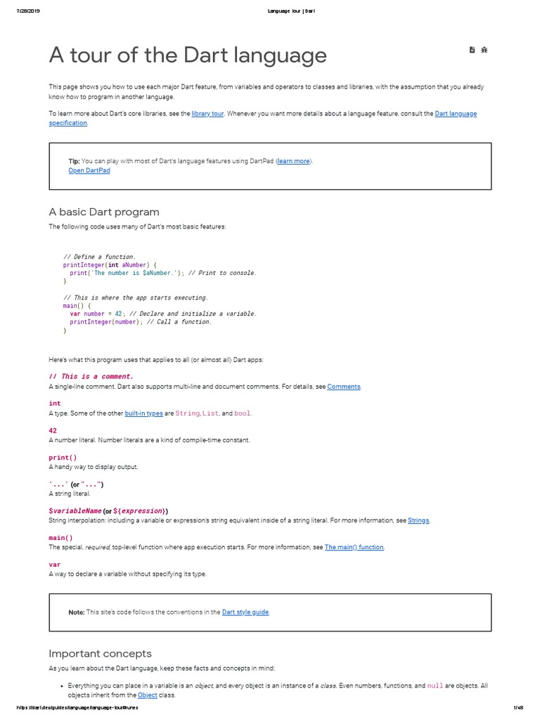 Dart Pdf Parameter Computer Programming Variable Computer Science