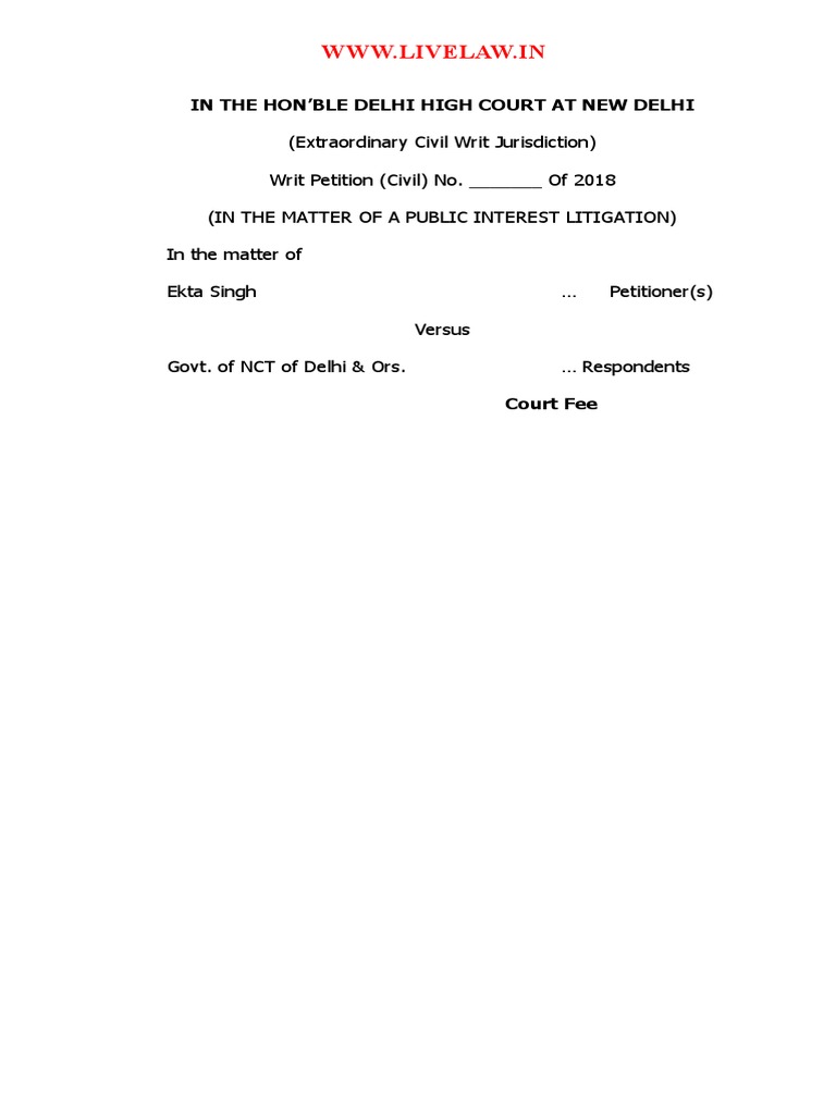 Movie PIL (Petition) | PDF | Movie Theater | Foods