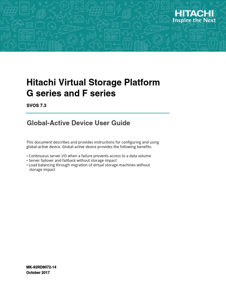 GAD SVOS v7 3 User Guide MK-92RD8072-14 PDF | PDF | Virtualization | Computer Data Storage