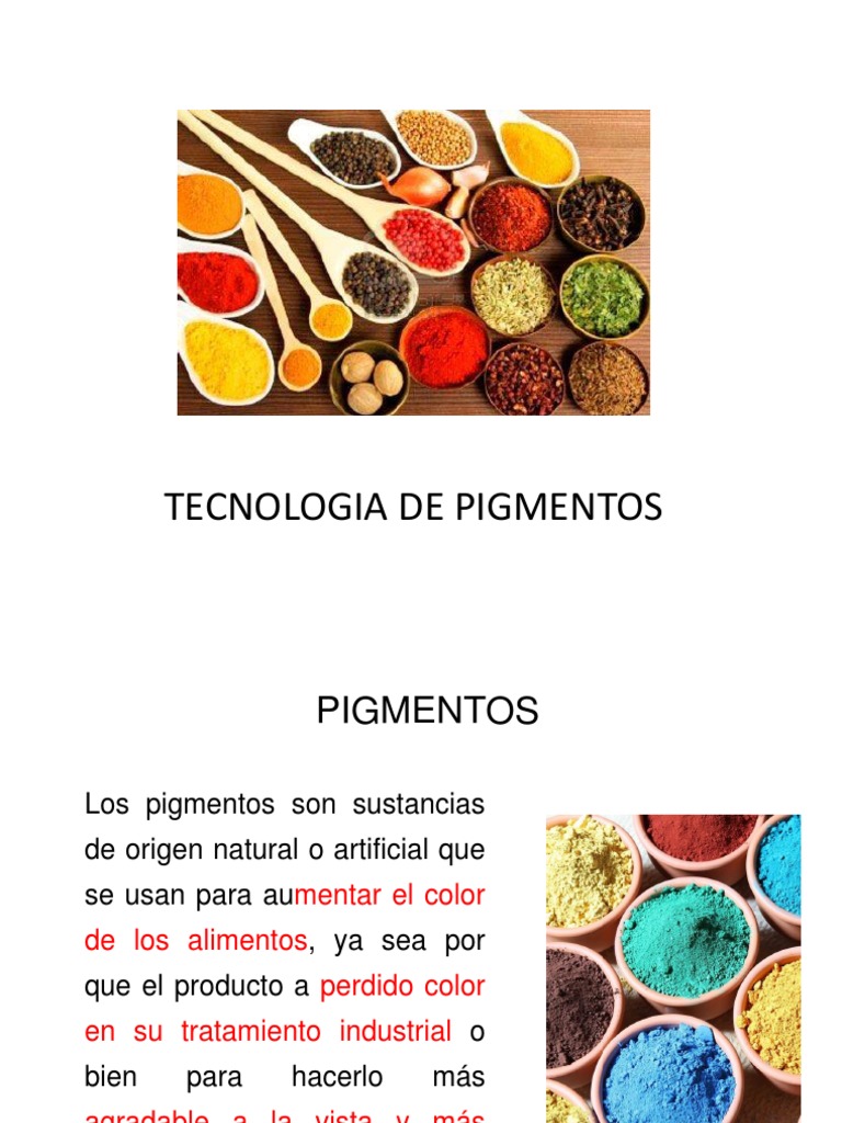 Pig Mentos | PDF | Pigmento | Carotenoide