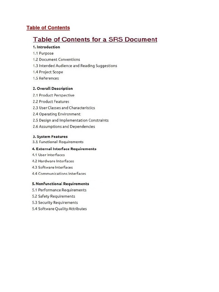 SRS Template | PDF | Client–Server Model | Databases