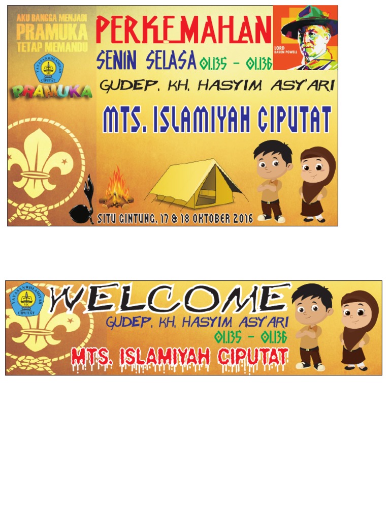 Banner Perkemahan Pramuka | PDF
