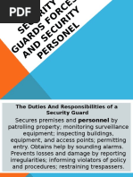 Security Guard HANDBOOK PDF | PDF