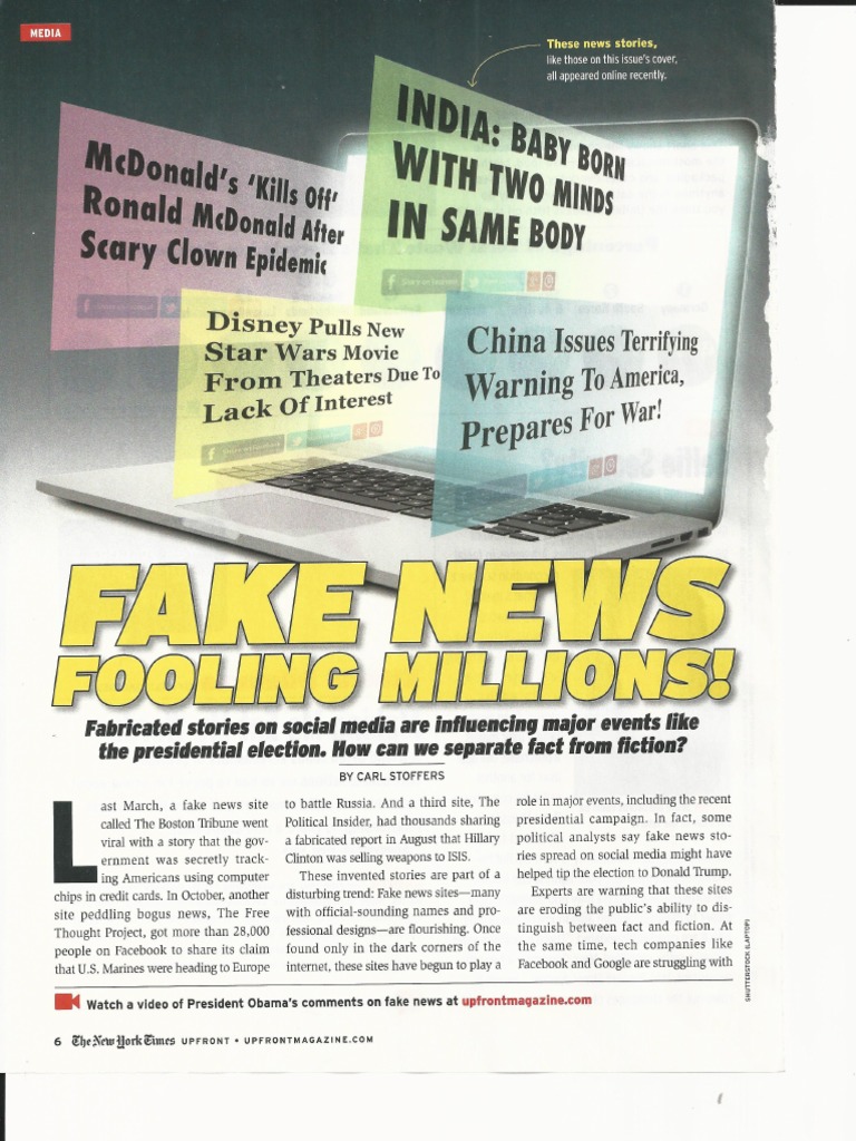 Fake News | PDF | Fake News Website | News