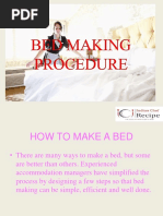 Bed Making Procedure - Traditional Method | PDF | Home & Garden
