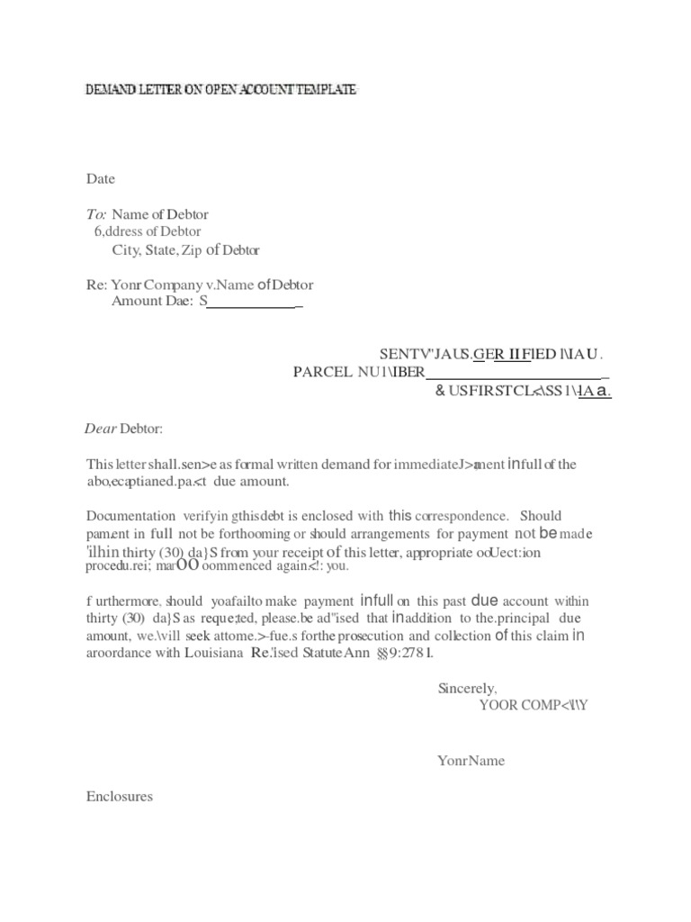 Demand Letter Template | PDF