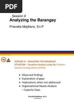 Barangay Development Plan Accomplishment Report | PDF