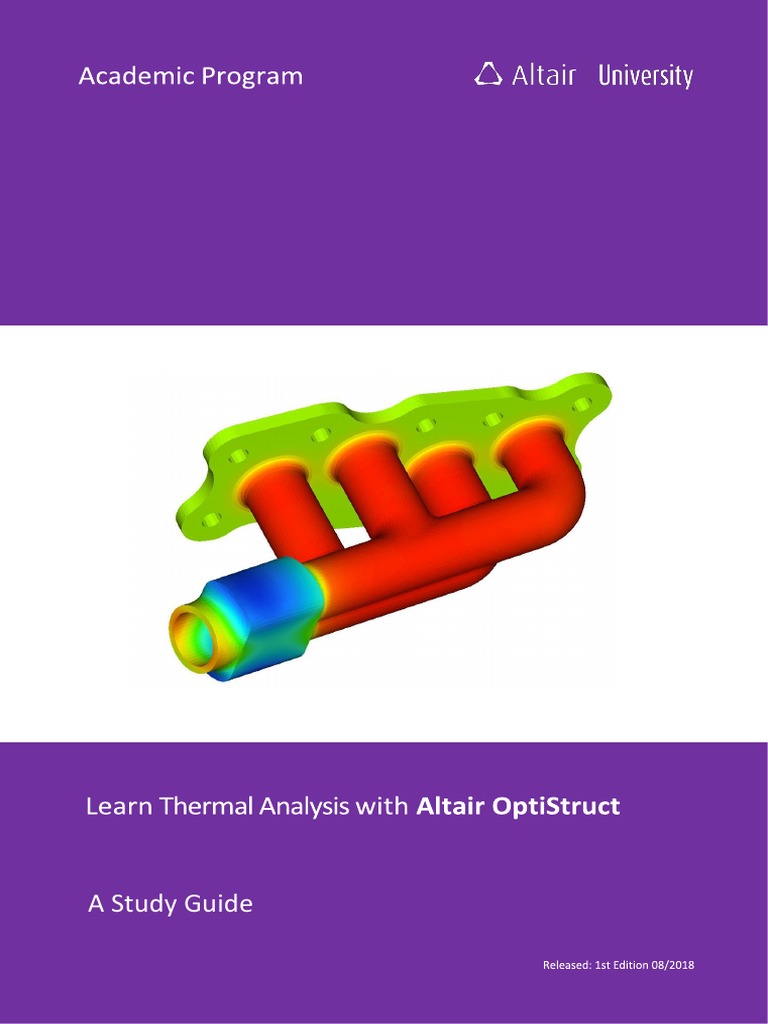 Learn Thermal Analysis With Altair OptiStruct Ebook | PDF | Thermal ...