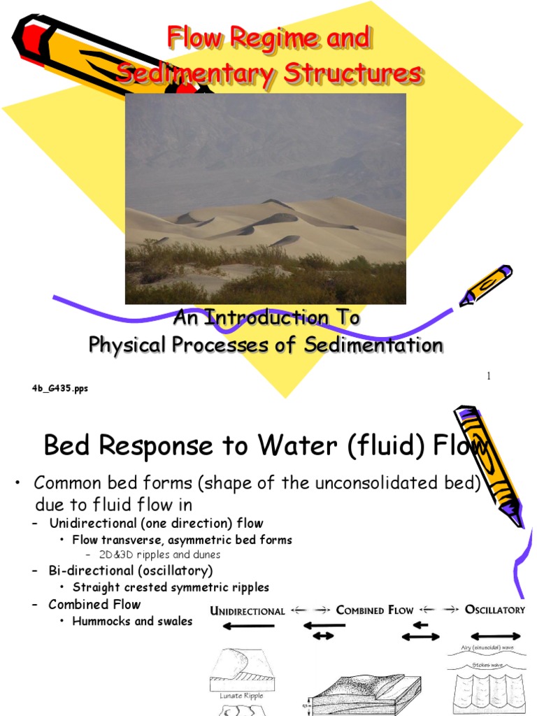 Flow Regime and Sedimentary Structures | PDF | Deposition (Geology ...