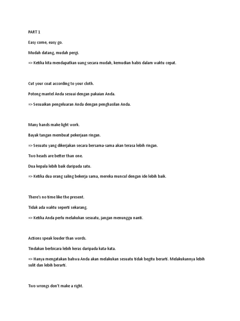 Riddle and Proverb | PDF