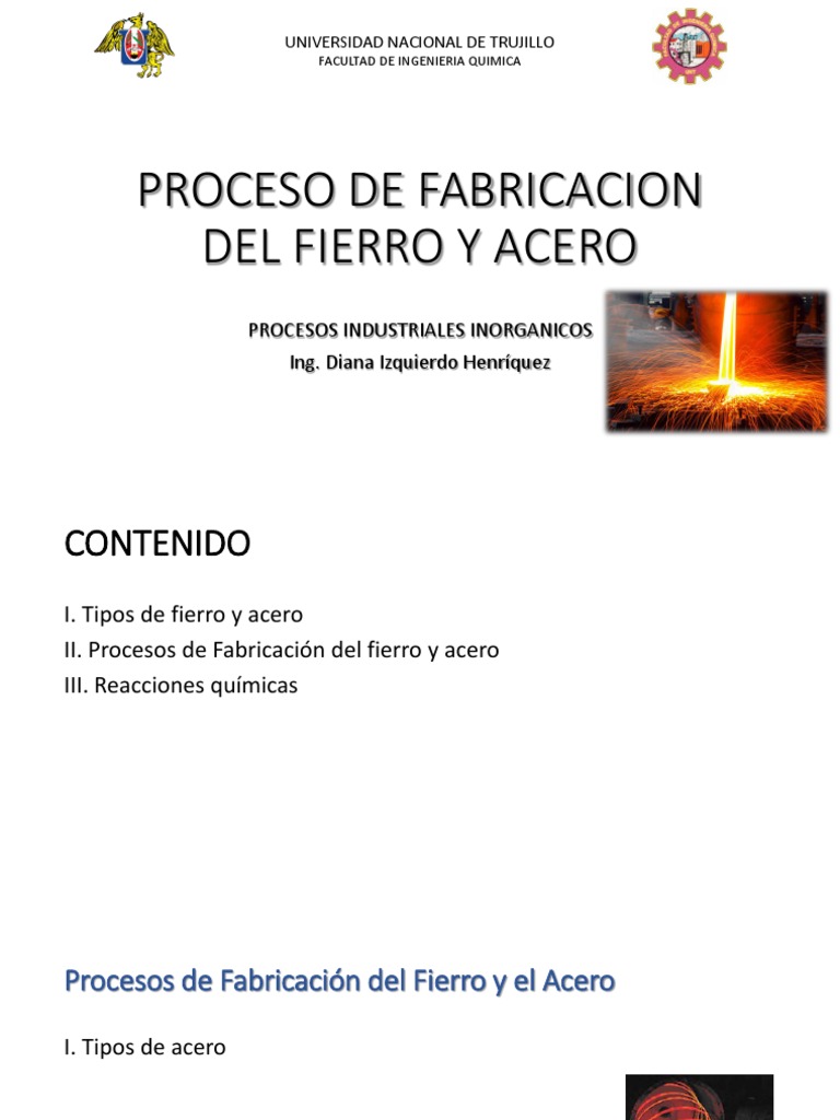 Proceso de Fabricacion Del Acero | PDF