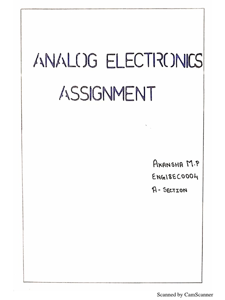 Analog | PDF