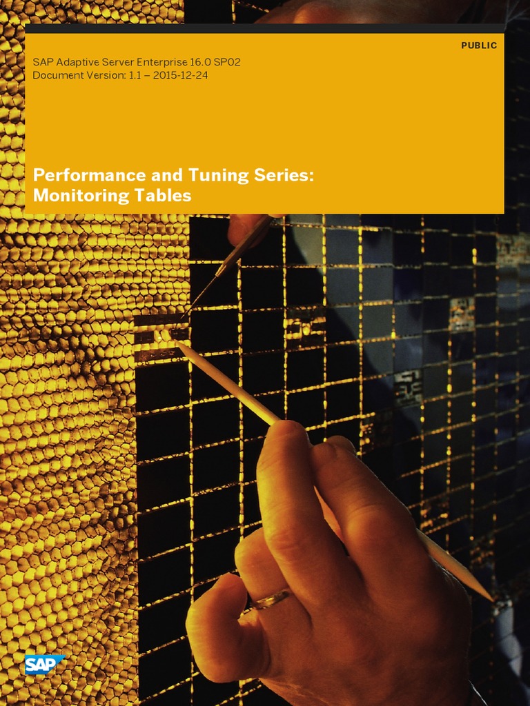 Performance and Tuning Series: Monitoring Tables | PDF | Parameter ...