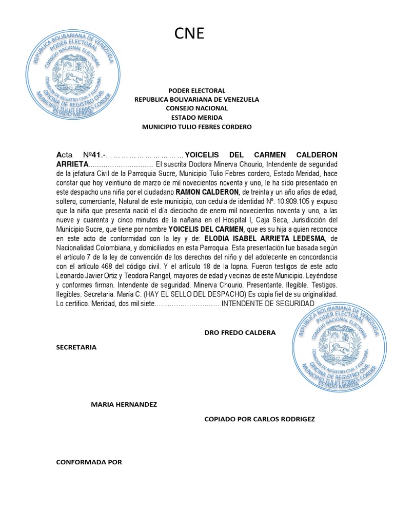 Registro | PDF | Gobierno y personalidad | Documentos oficiales