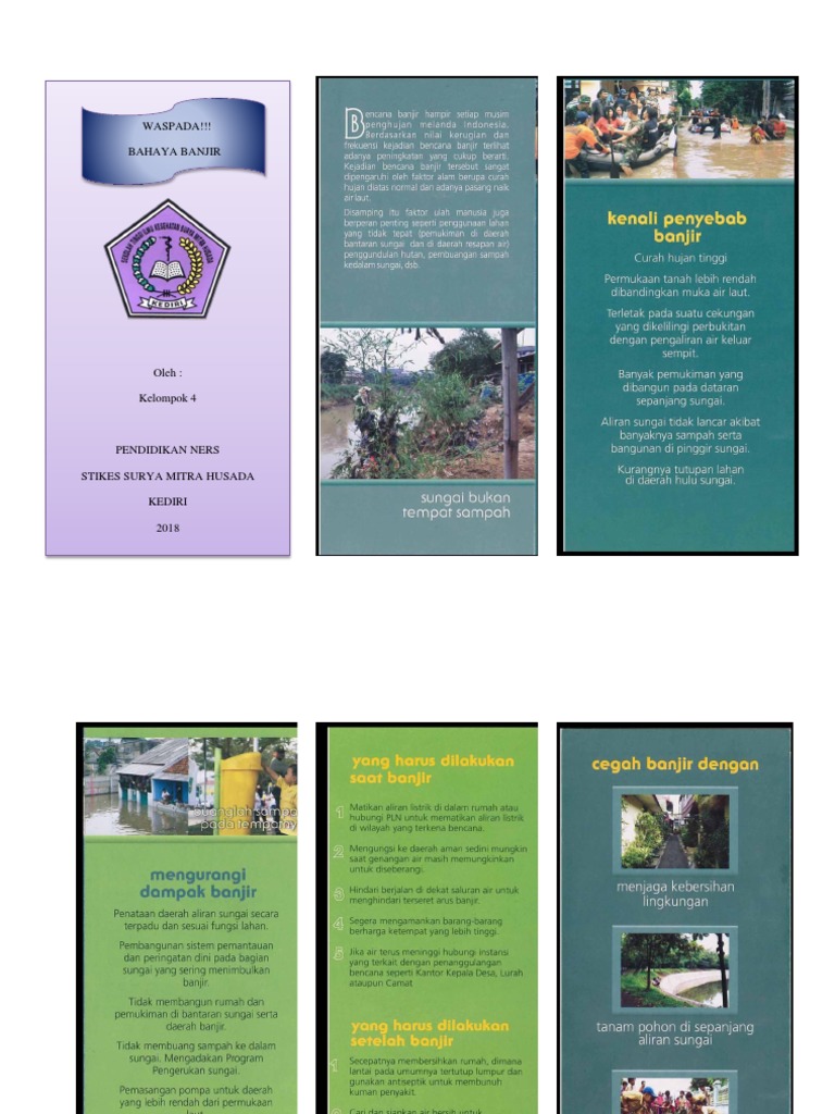 Leaflet Banjir | PDF