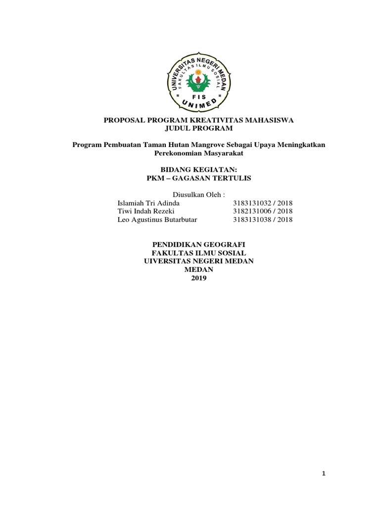 Rekayasa Ide Format PKM-GT | PDF