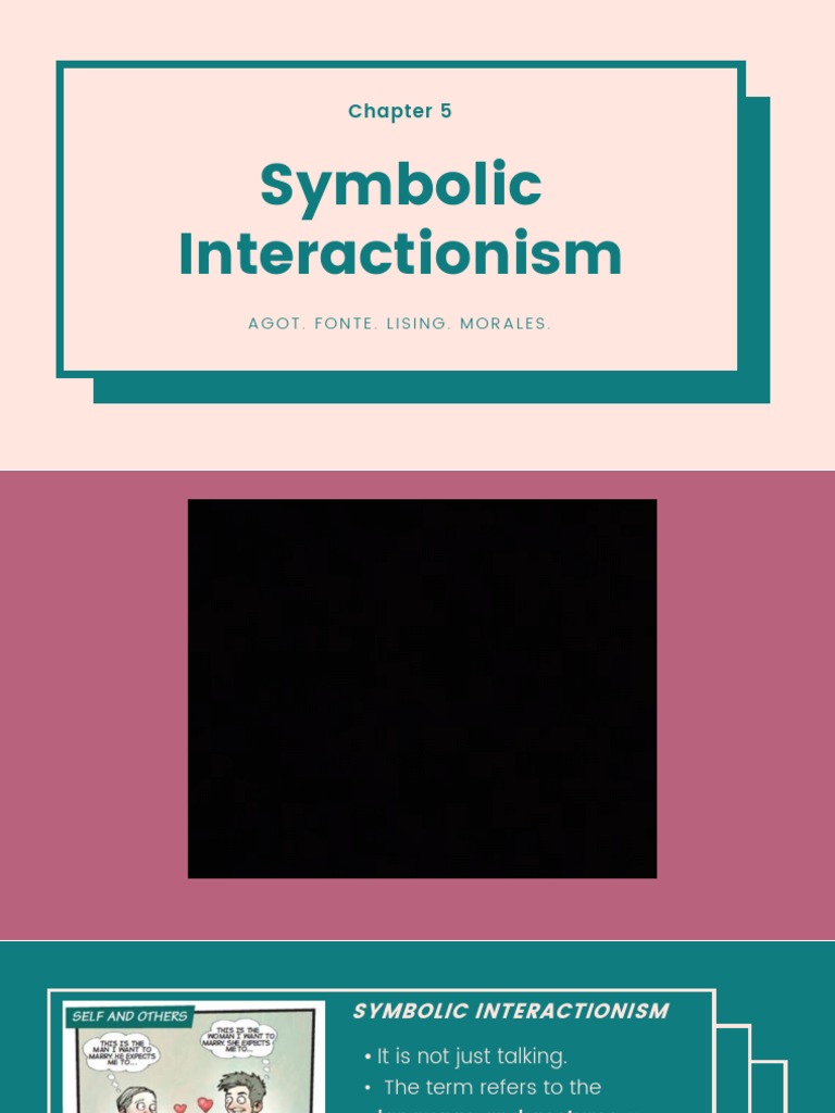 Symbolic Interactionism Group 5 | PDF | Sociological Theories | Psychological Concepts