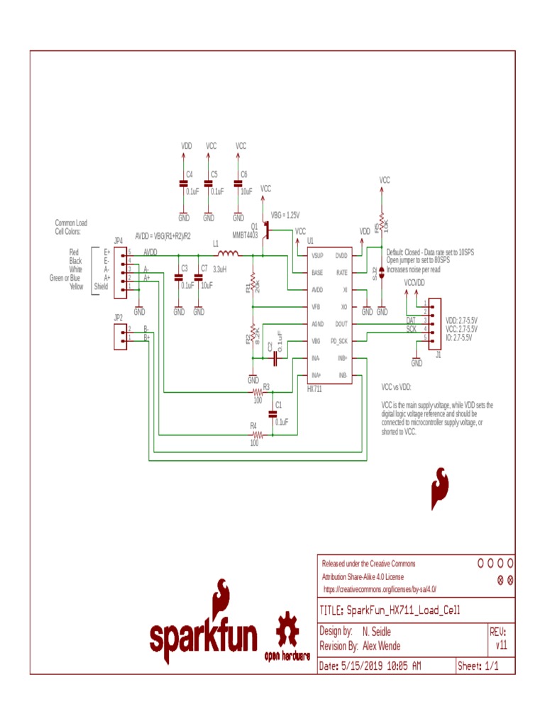 SparkFun HX711 Load Cell | PDF | Computer Engineering | Manufactured Goods