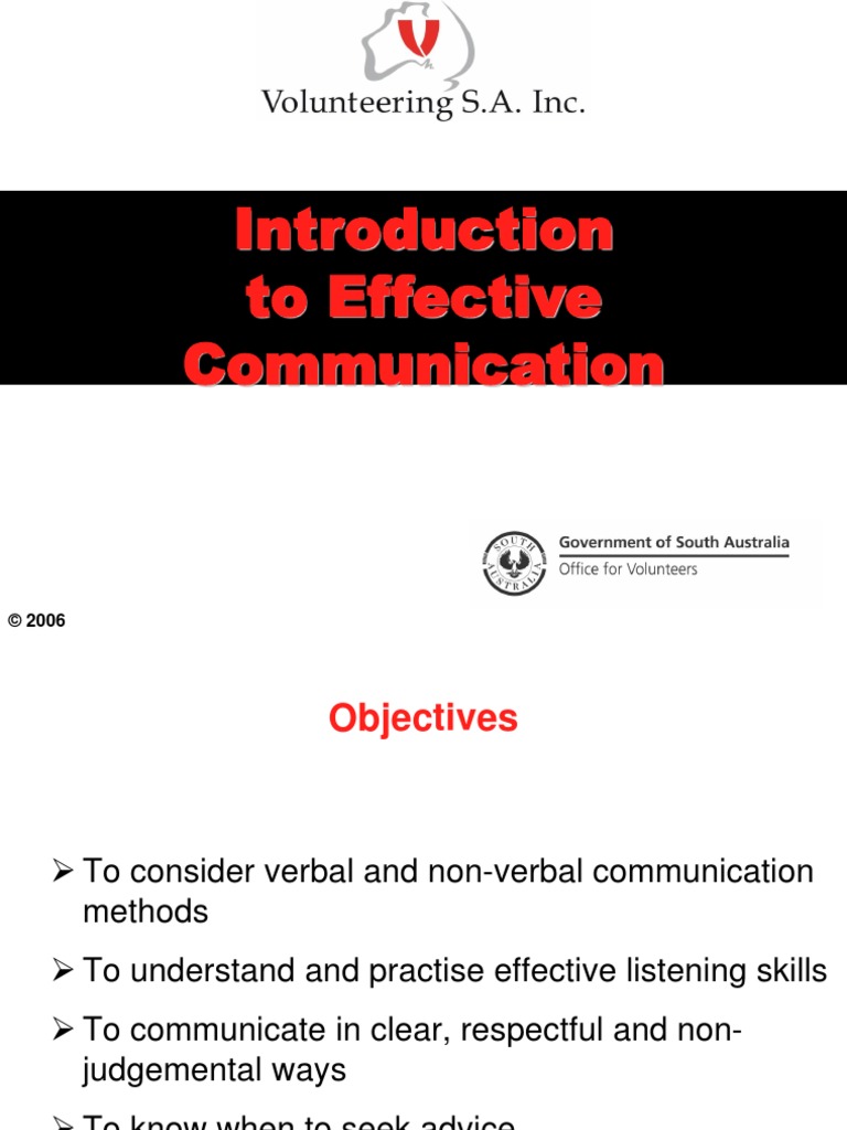 Effective Communication | Download Free PDF | Nonverbal Communication ...