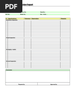 Pre Dispatch Checklist Format | PDF