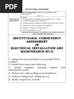 NC2 Reviewer Eim | PDF | Electrical Wiring | Electrical Conductor