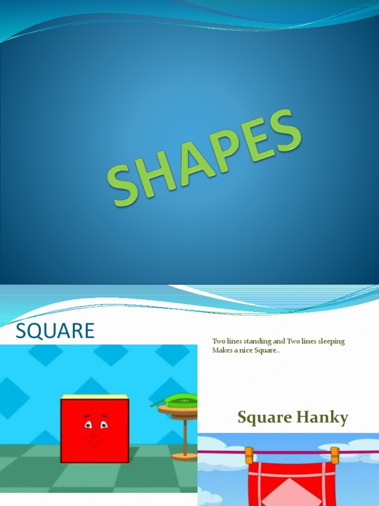 Shapes | PDF | Cooking, Food & Wine