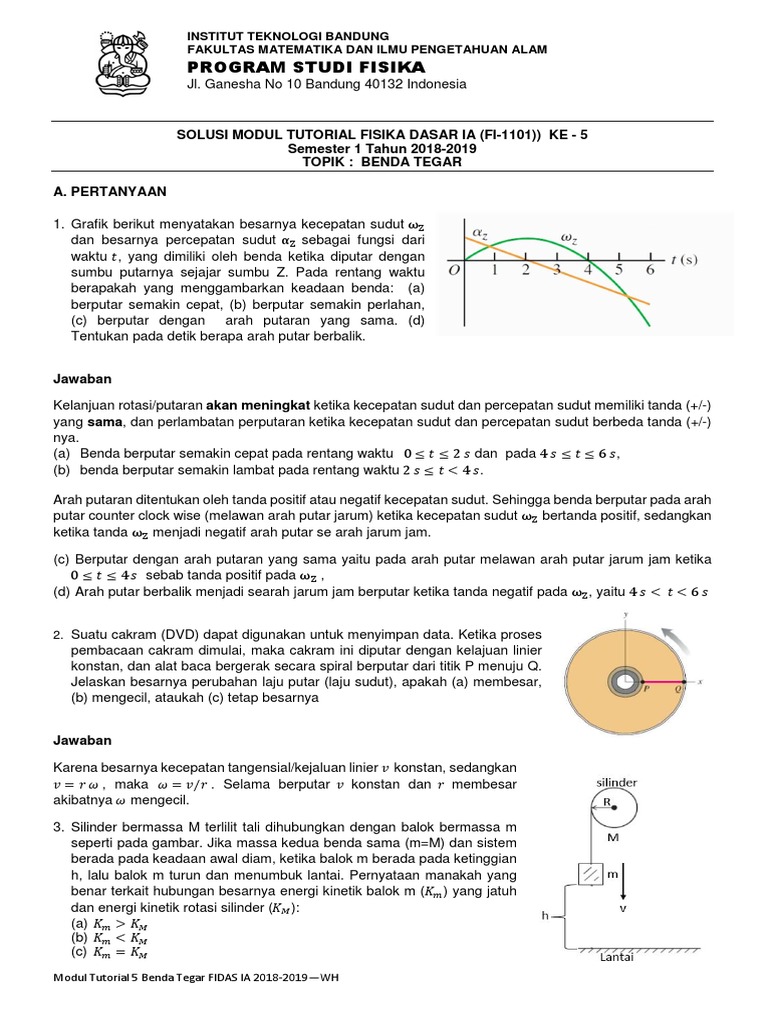 Solusi Modul Tutorial 5 FIDAS IA 2018-2019 | PDF