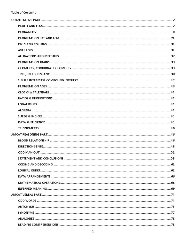 AMCAT - Students Material - SET 2 | PDF | Rupee | Prices