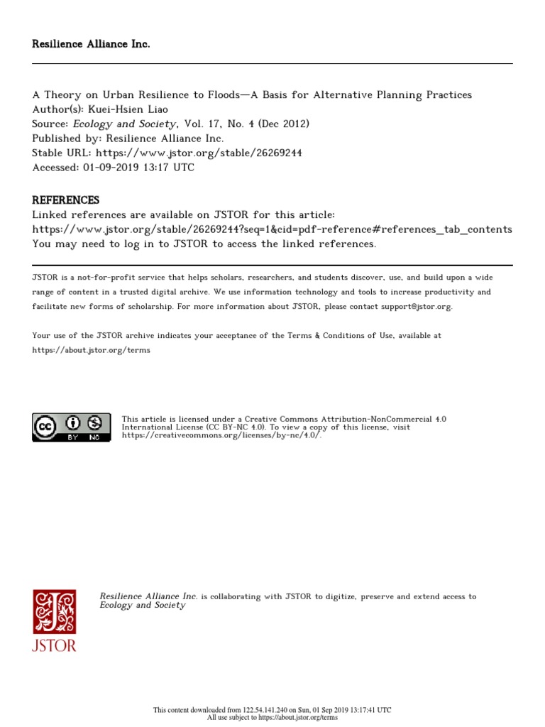 Urban Resilience Architecture | PDF | Ecological Resilience | Climate ...