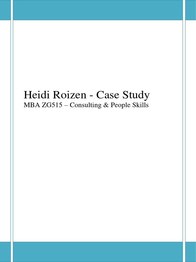 Heidi Roizen - Case Study | PDF | Venture Capital | Corporate Finance