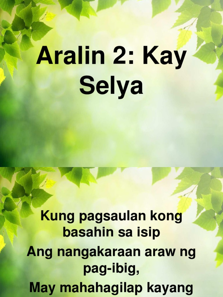 Aralin 2 | PDF