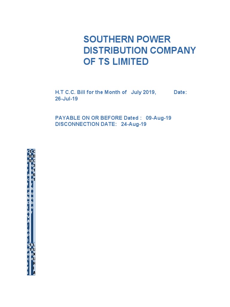 HT Bill PDF | PDF