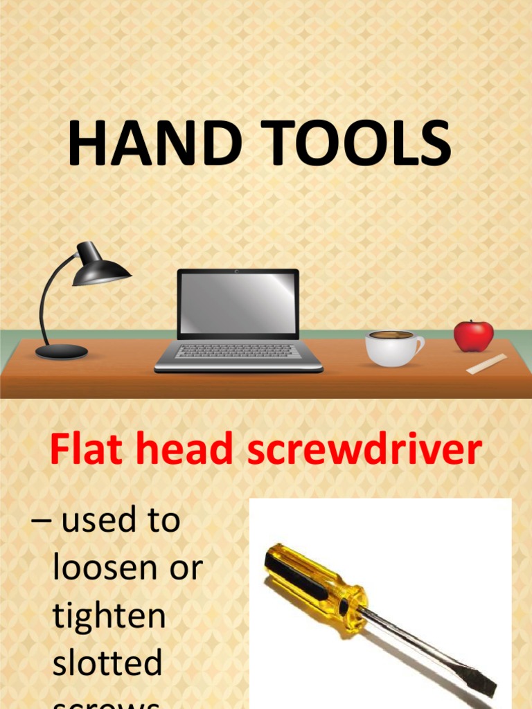 Hand Tools in Computer | PDF