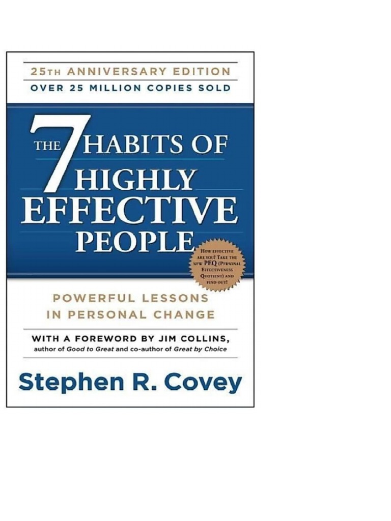 7 Habits of Highly Effective People | PDF | People