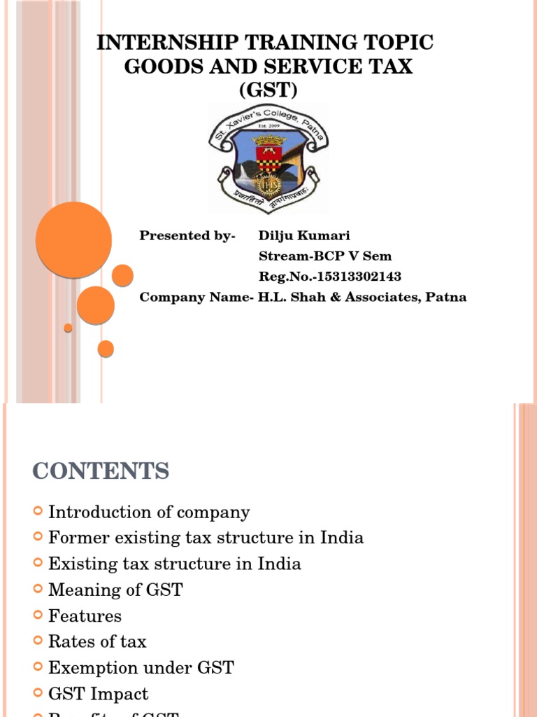 An Insight into India's Goods and Services Tax (GST) Reform ...