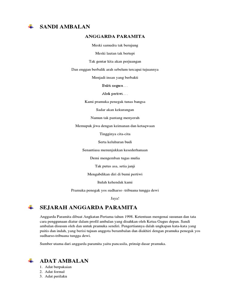 Sandi Ambalan Materi Pramuka-3 | PDF