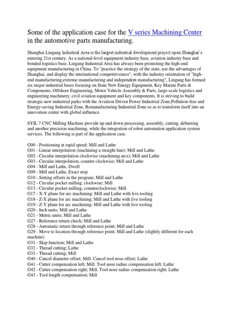 Machines Codes | PDF | Numerical Control | Drilling