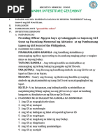 Program For Investiture Tagalog Version Script and Spiel 1 | PDF