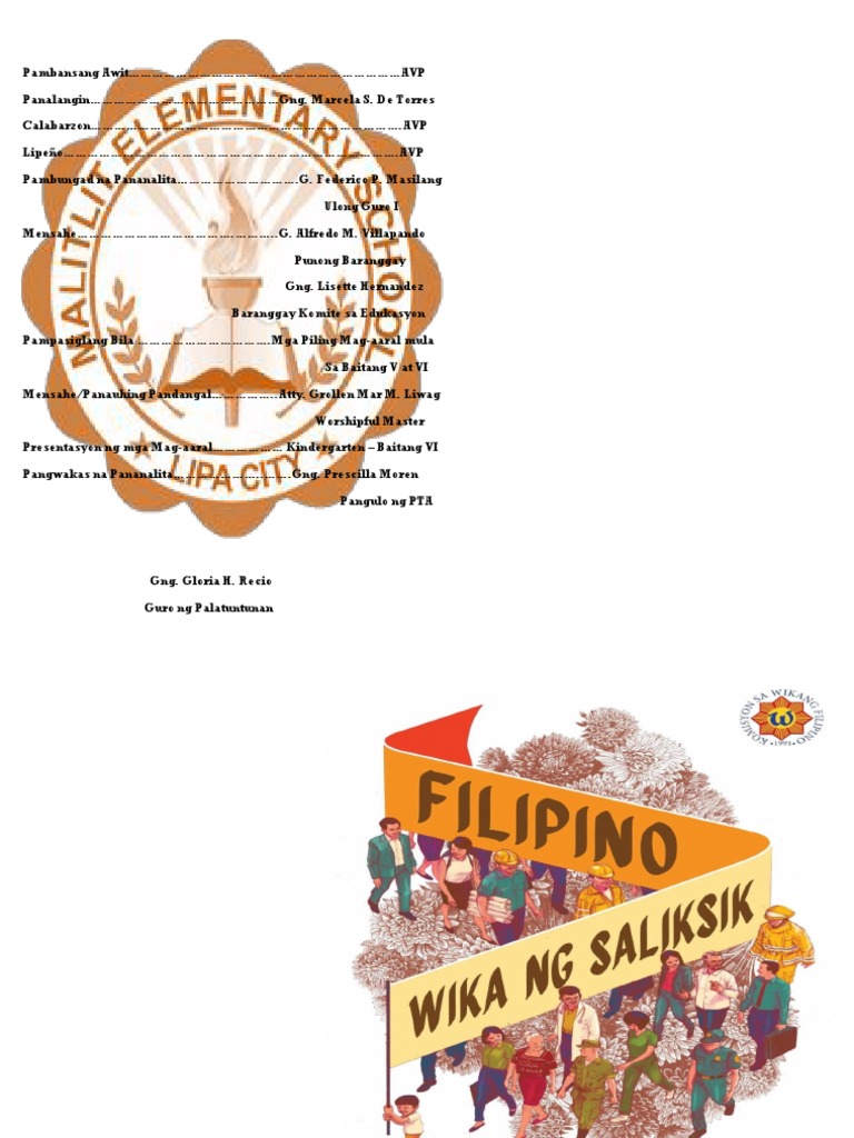 Buwan NG Wika Invitation | PDF