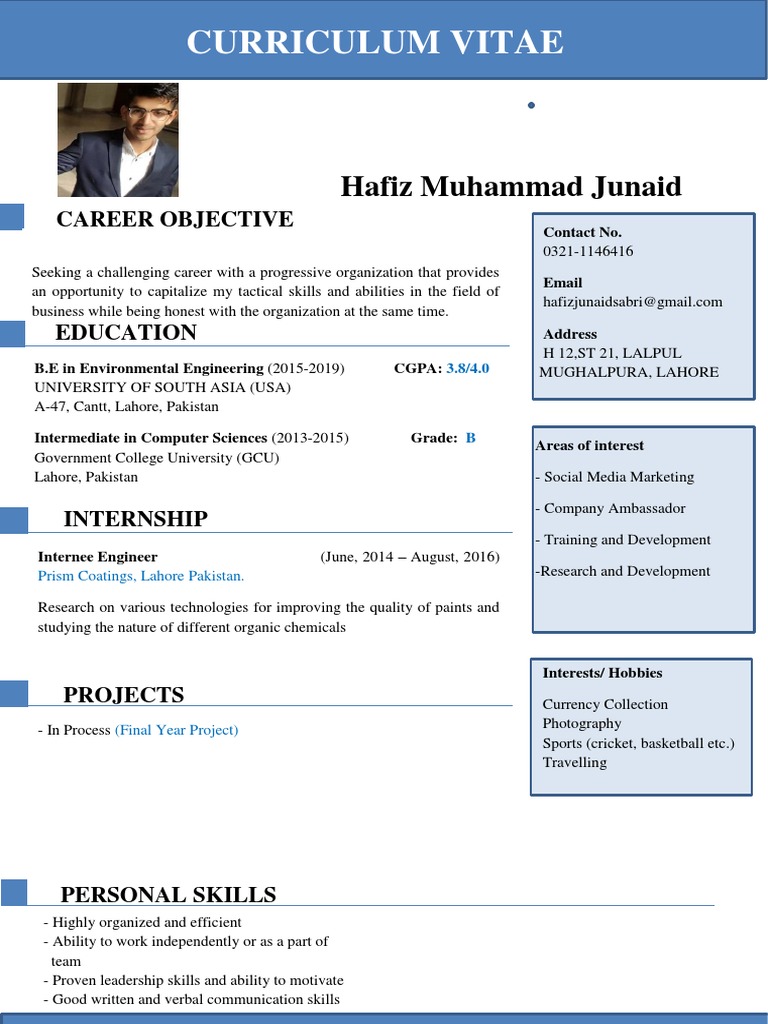 CV (Junaid. CV) | PDF | Learning