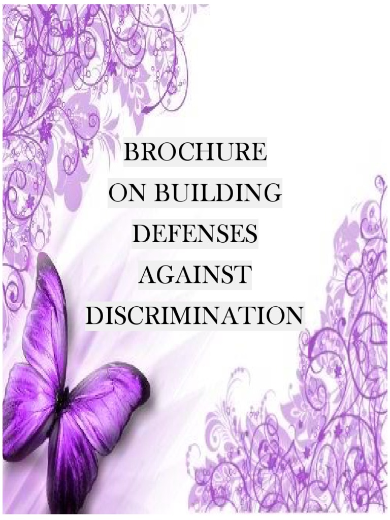 Brochure On Building Defenses Against Discrimination | PDF